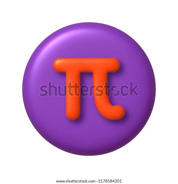 Math 3d Icon Orange Pi Sign 库存矢量图（免版税）2178584201 | Shutterstock