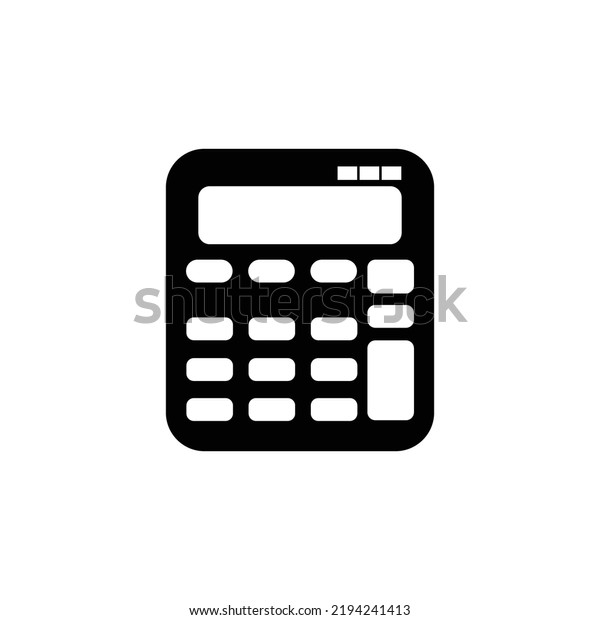 Math Education Scientific Calculator Icon Stock Vector (Royalty Free ...