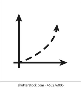 Math Graphic Coordinates Symbol Sign Simple: vector de stock (libre de ...