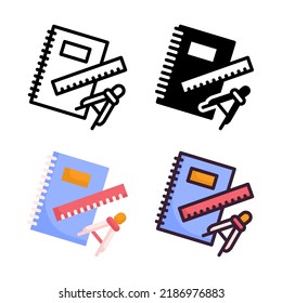Math Icon Set Style Collection Stock Vector (Royalty Free) 2186976883 ...