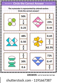 385 Correct fractions Images, Stock Photos & Vectors | Shutterstock