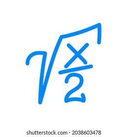 Mathematical Formula Drawing Vector Illustration Stock Vector (Royalty ...