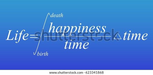 Mathematical Formula Life Conceptual Theory Vector Stock Vector ...