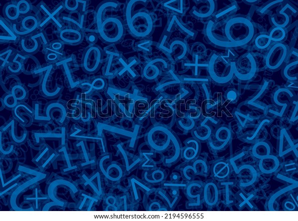 Mathematics Calculation Image Wallpaper Background Stock Vector ...