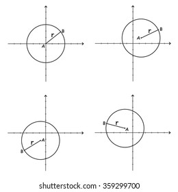 Mathematics Circle Vector Illustration Stock Vector (Royalty Free ...