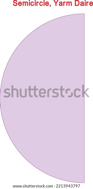 Mathematics Geometric Shapes Their Names Stock Vector (Royalty Free ...