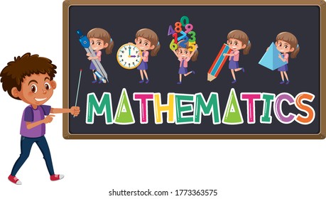 Children Learning Math Math Symbol Icon Stock Vector (Royalty Free ...