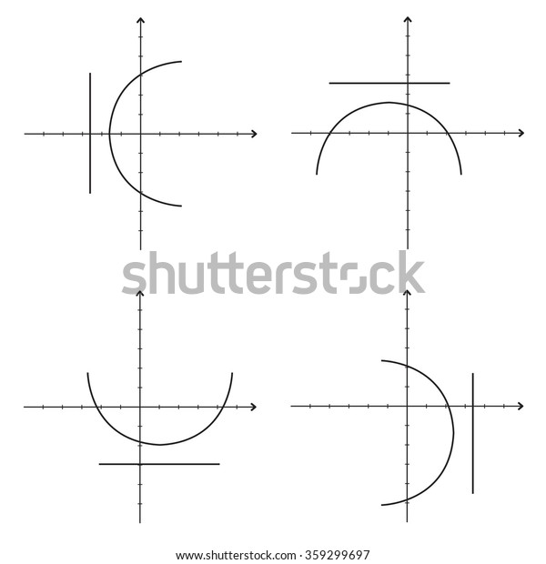 Mathematics Parabola Vector Illustration Stock Vector (Royalty Free ...