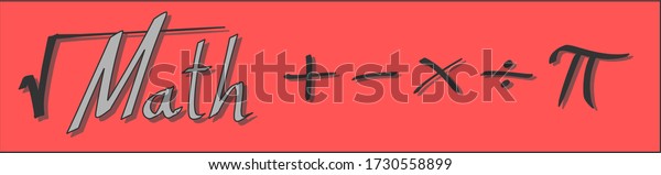 Mathematics Symbol Logo Order Operations Math Stock Vector (Royalty ...