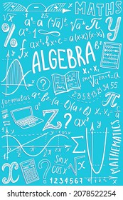 Back School Doodle Seamless Pattern Hand Stock Vector (Royalty Free ...