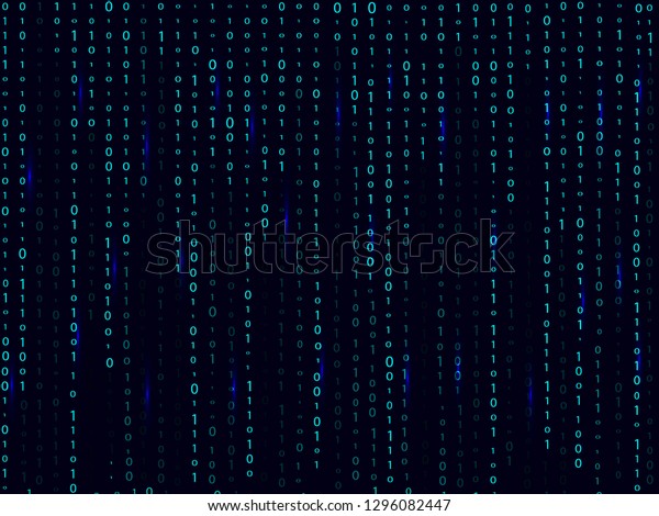 Matrix Background Vector Illustration Banner Card Stock Vector (Royalty ...