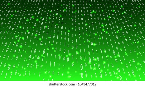 Matrix Green Background Vector Stock Illustration Stock Vector (Royalty ...