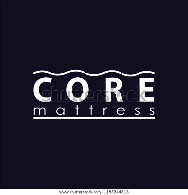 Mattress Logo Template Stock Vector (Royalty Free) 1183244818