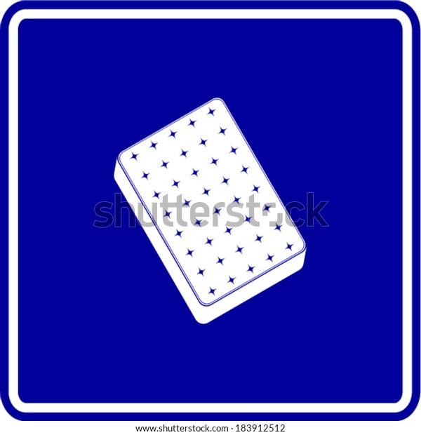 Mattress Symbol Stock Vector (Royalty Free) 183912512 | Shutterstock