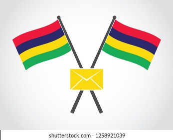 Mauritius Emblem Letter Stock Vector (Royalty Free) 1258921039 ...