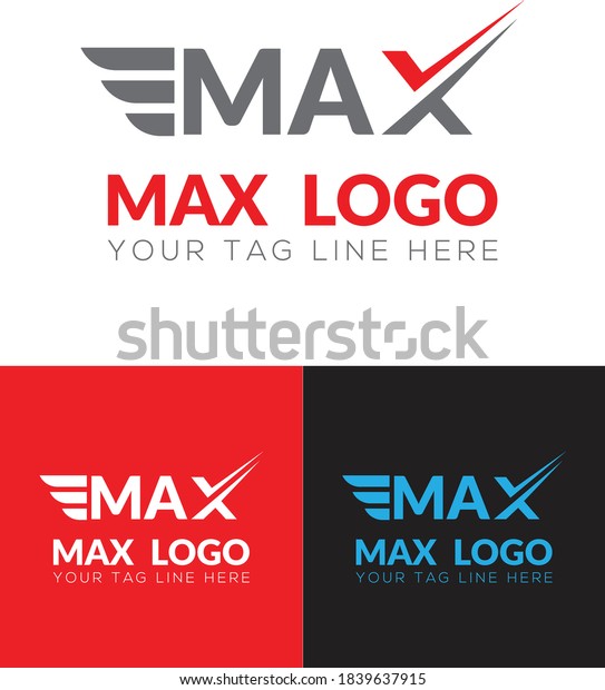 Max Logo Your Brand Stock Vector (Royalty Free) 1839637915 | Shutterstock