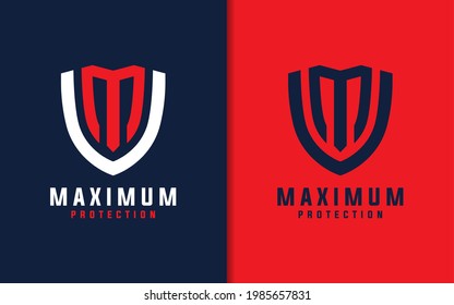 Maximum Protection Logo Design Abstract Shield Stock Vector (Royalty ...