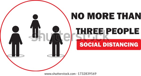 Maximum Three People Allowed Shop Lift Stock Vector (Royalty Free ...