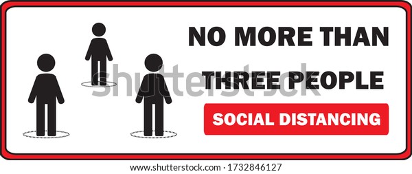 Maximum Three People Allowed Shop Lift Stock Vector (Royalty Free ...