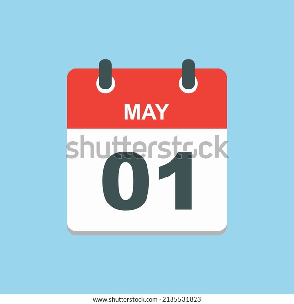 May 1 Calendar Icon Calendar Design Stock Vector (Royalty Free ...