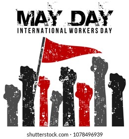 May Day Vector Illustration Stock Vector (Royalty Free) 1078496939 ...