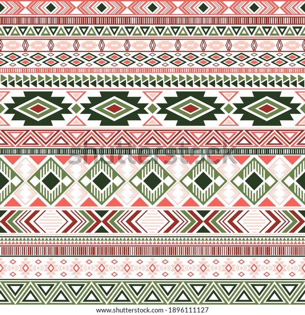 Mayan American Indian Pattern Tribal Ethnic Stock Vector (Royalty Free ...