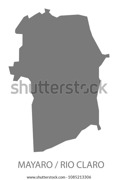 Mayaro Rio Claro Map Trinidad Tobago Stock Vector (Royalty Free ...