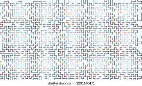 Maze Background Design Line Small Circle Stock Vector (Royalty Free ...