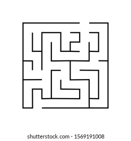 Maze Education Logic Game Labyrinth Kids Stock Vector (Royalty Free ...