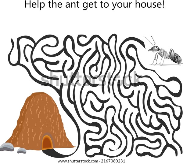 10 Ant House Entry Images, Stock Photos & Vectors | Shutterstock