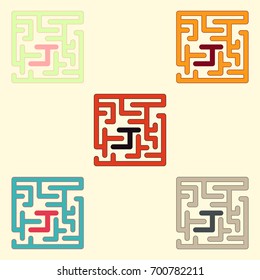 Maze Game Board Game Collection Stock Vector (Royalty Free) 700782211 ...