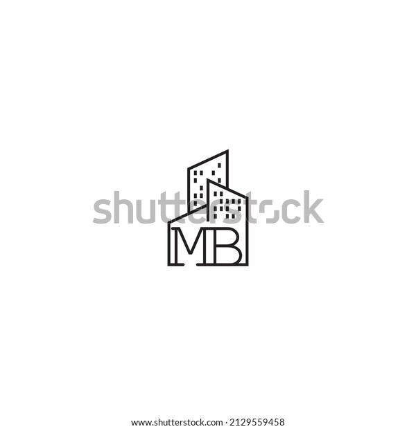 Mb Line Concept Logo High Quality Stock Vector (Royalty Free ...