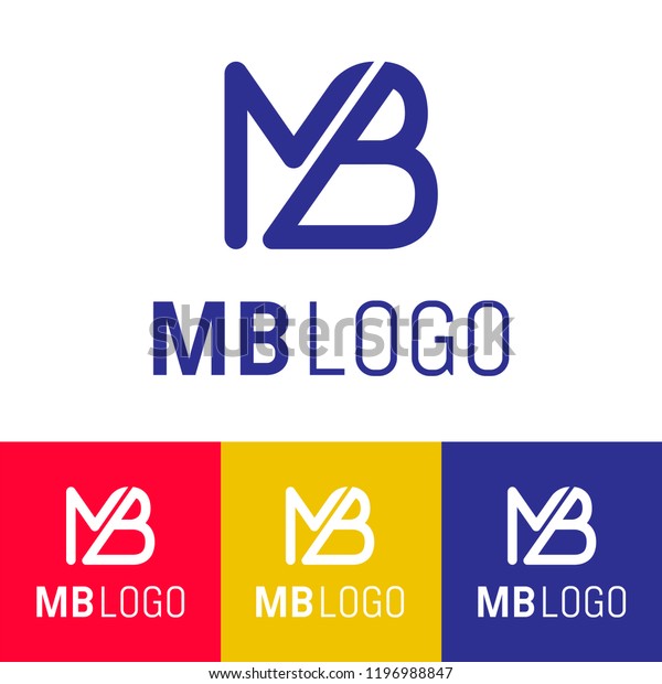 Mb Logo M B Letter Symbol 库存矢量图（免版税）1196988847 | Shutterstock