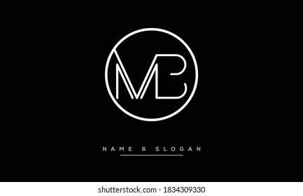 Mbbm M B Abstract Letters Logo Stock Vector (Royalty Free) 1834309330 ...