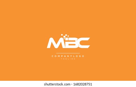 Mbc Letter Logo Design Template Vector Stock Vector (Royalty Free ...