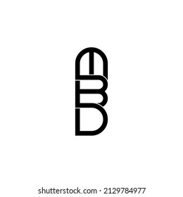 Mbd Letter Original Monogram Logo Design Stock Vector (Royalty Free ...