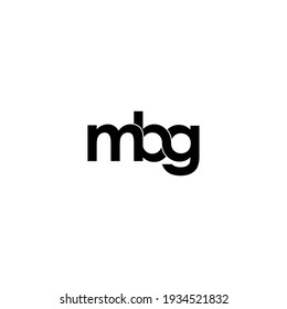 Mbg Letter Original Monogram Logo Design Stock Vector (Royalty Free ...