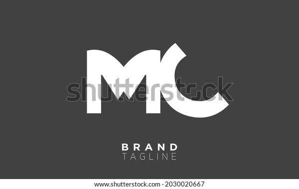 Mc Alphabet Letters Initials Monogram Logo Stock Vector (Royalty Free ...