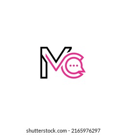 Mc Chat Logo Icon Design Vector Stock Vector (Royalty Free) 2165976297 ...