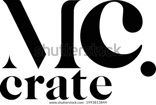 Mc Crate Logo Whitespace Design Amplify Stock Vector (Royalty Free ...