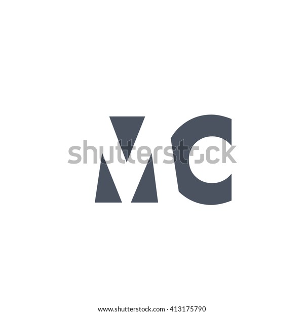 Mc Logo Vector Graphic Branding Letter Stock Vector (Royalty Free ...