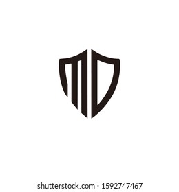 Md Logo Vector Brands Company Names Stock Vector (Royalty Free ...
