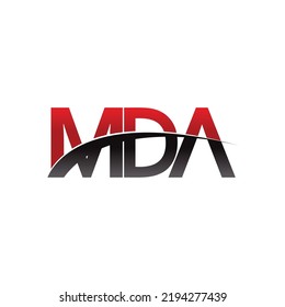 Mda Letter Monogram Logo Concept Design Stock Vector (Royalty Free ...