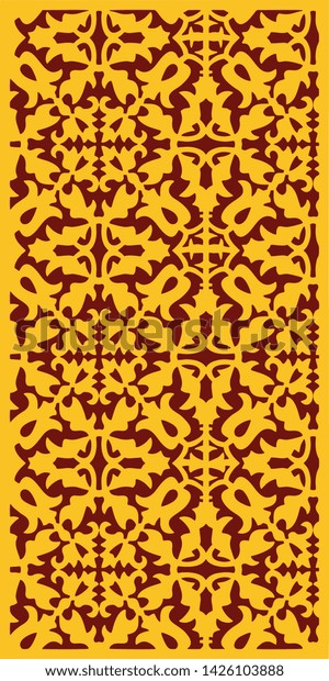 Mdf Board Cnc Laser Cutting Design Stock Vector (Royalty Free ...