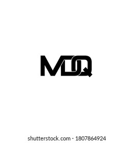 Mdq Letter Original Monogram Logo Design Stock Vector (Royalty Free ...