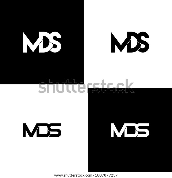 Mds Letter Original Monogram Logo Design Stock Vector (Royalty Free ...