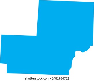 Meade County Map State South Dakota Stock Vector (Royalty Free ...