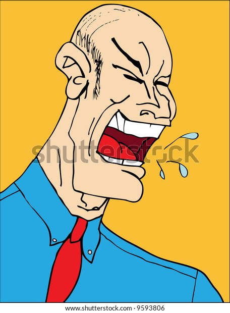 Mean Angry Boss Laughing Yelling Employees Stock Vector (Royalty Free ...