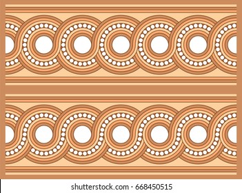 Meander Waves Ancient Greek Borders: vector de stock (libre de regalías ...