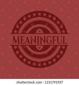 Meaningful Red Emblem Stock Vector (Royalty Free) 1151791937 | Shutterstock